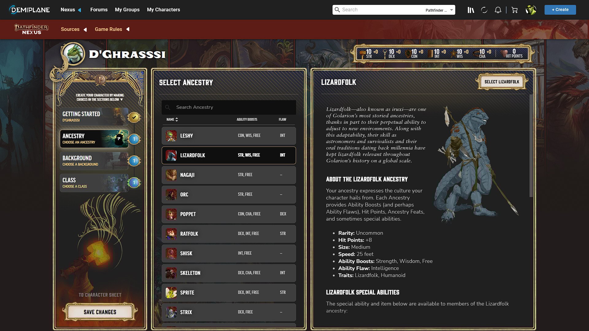 Pathfinder NEXUS | Your Online Pathfinder Companion | Demiplane